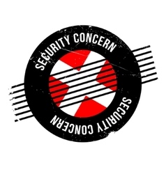 Security Concern rubber stamp Royalty Free Vector Image