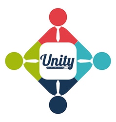 Unity people Royalty Free Vector Image - VectorStock