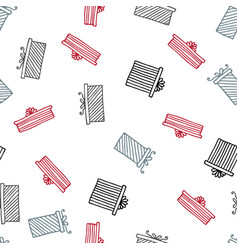 Seamless pattern with gift boxes wallpaper Vector Image