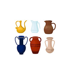 Flat icon of brown ancient greek or roman Vector Image