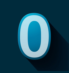 Volume icons number zero Royalty Free Vector Image