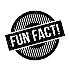 Fun fact rubber stamp Royalty Free Vector Image