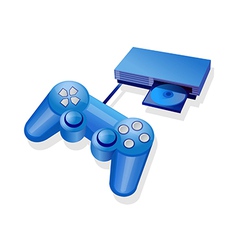 Modern joystick icon for video game control Vector Image