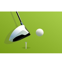 A golf course Royalty Free Vector Image - VectorStock