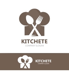 Chef bakery shop logo sign template Royalty Free Vector