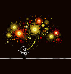 Firework Royalty Free Vector Image - VectorStock