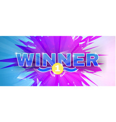 Abstract bright background winner theme Royalty Free Vector