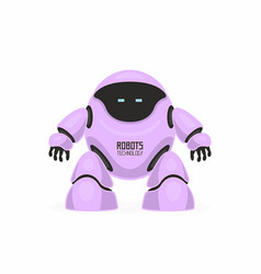 Pink robot Royalty Free Vector Image - VectorStock