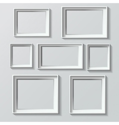 Wooden picture frame Royalty Free Vector Image