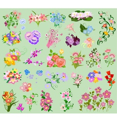 Set different patterns Royalty Free Vector Image