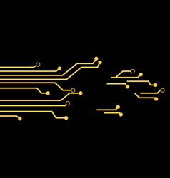 Circuit board template design Royalty Free Vector Image