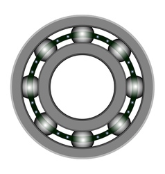 Ball bearing front view Royalty Free Vector Image