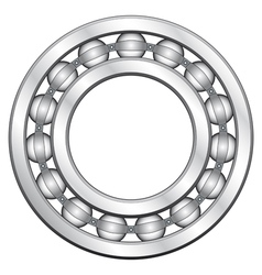 Ball bearing front view Royalty Free Vector Image