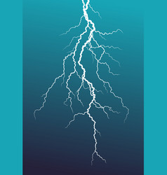 Lightning stroke Royalty Free Vector Image - VectorStock