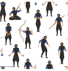 Cartoon ninja Royalty Free Vector Image - VectorStock