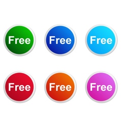 Free label Royalty Free Vector Image - VectorStock