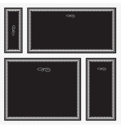 Matching frames set Royalty Free Vector Image - VectorStock
