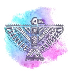 Native American eagle Royalty Free Vector Image