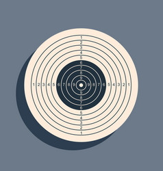 Target shooting apple Royalty Free Vector Image