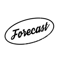 Forecast rubber stamp Royalty Free Vector Image