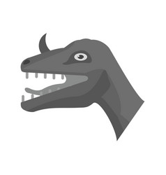 Dinosaur face Royalty Free Vector Image - VectorStock