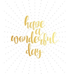 Have a nice weekend word lettering Royalty Free Vector Image