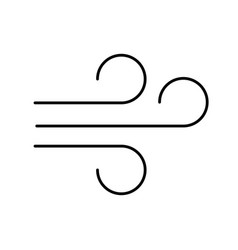 Wind icon cartoon style Royalty Free Vector Image