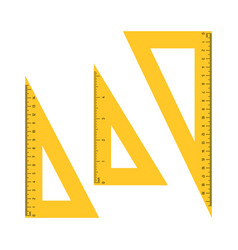 School instruments rulers set Royalty Free Vector Image