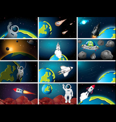 Blank empty space scene Royalty Free Vector Image