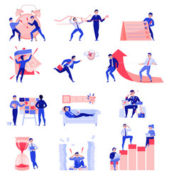 Time management vertical banners Royalty Free Vector Image