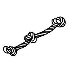Rope knot Royalty Free Vector Image - VectorStock