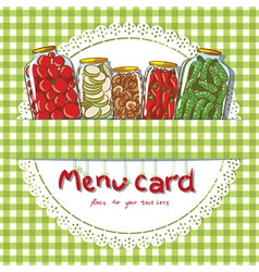 Menu card design Royalty Free Vector Image - VectorStock