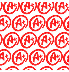 A grade text graphic Royalty Free Vector Image