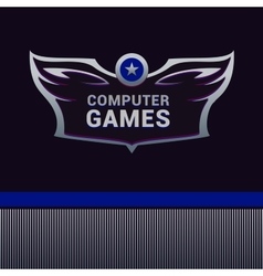 Circle logo board game Royalty Free Vector Image