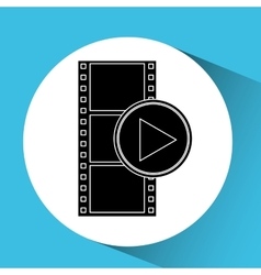 Media player interface design Royalty Free Vector Image