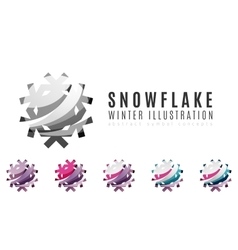 Snowflakes Royalty Free Vector Image - VectorStock