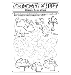 Activity sheet handwriting practise 9 Royalty Free Vector