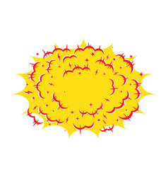 Cloud after explosion Royalty Free Vector Image