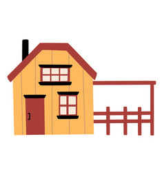 A house window Royalty Free Vector Image - VectorStock