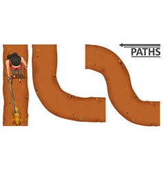 Paths Royalty Free Vector Image - VectorStock