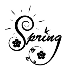 Coil metal steel spring logo icon Royalty Free Vector Image