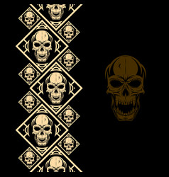 Skull 0001 Royalty Free Vector Image - VectorStock