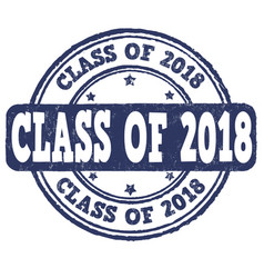 Class 2017 stamp Royalty Free Vector Image - VectorStock