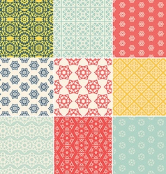 Pattern Set Royalty Free Vector Image - VectorStock