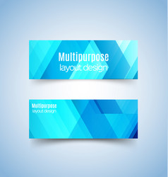 Multipurpose layout banner design Royalty Free Vector Image