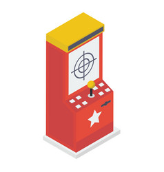 Arcade target machine Royalty Free Vector Image