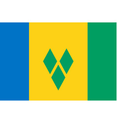 Flag rectangular shape Royalty Free Vector Image